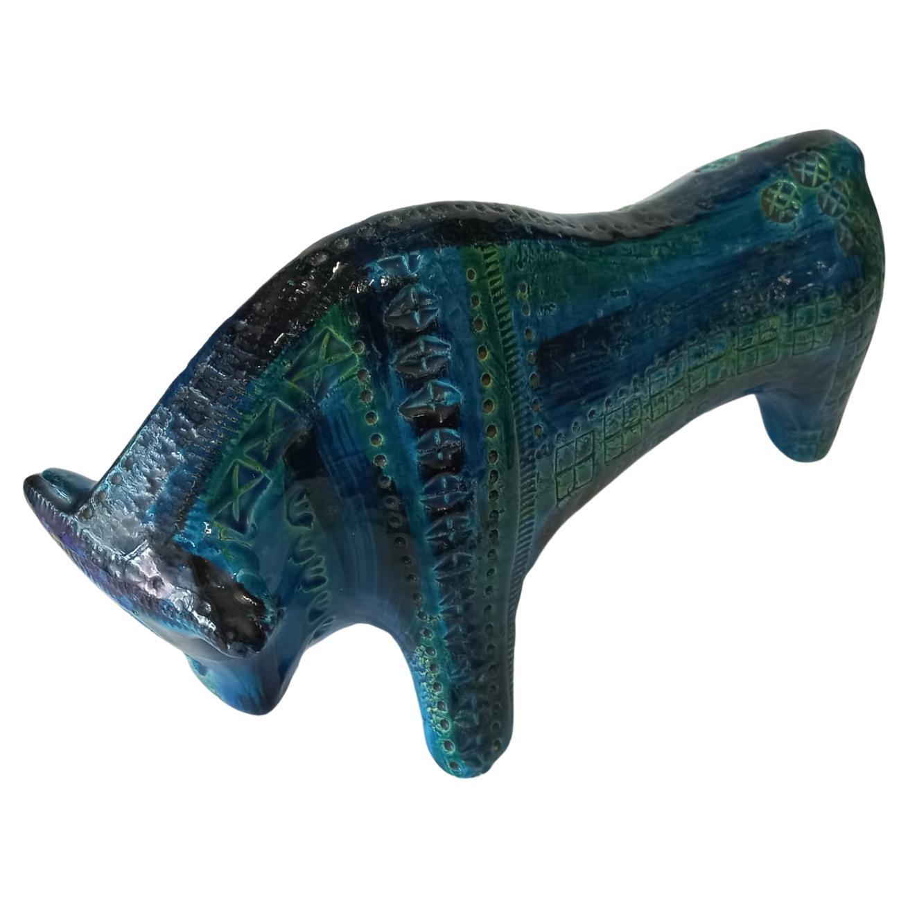 Aldo Londi for Bitossi Rimini Ceramics Bull, 1960 Italy For Sale at 1stDibs