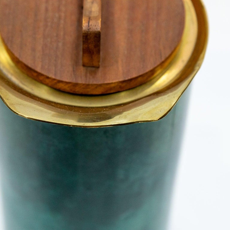 Aldo Tura Goatskin Thermos For Sale at 1stDibs