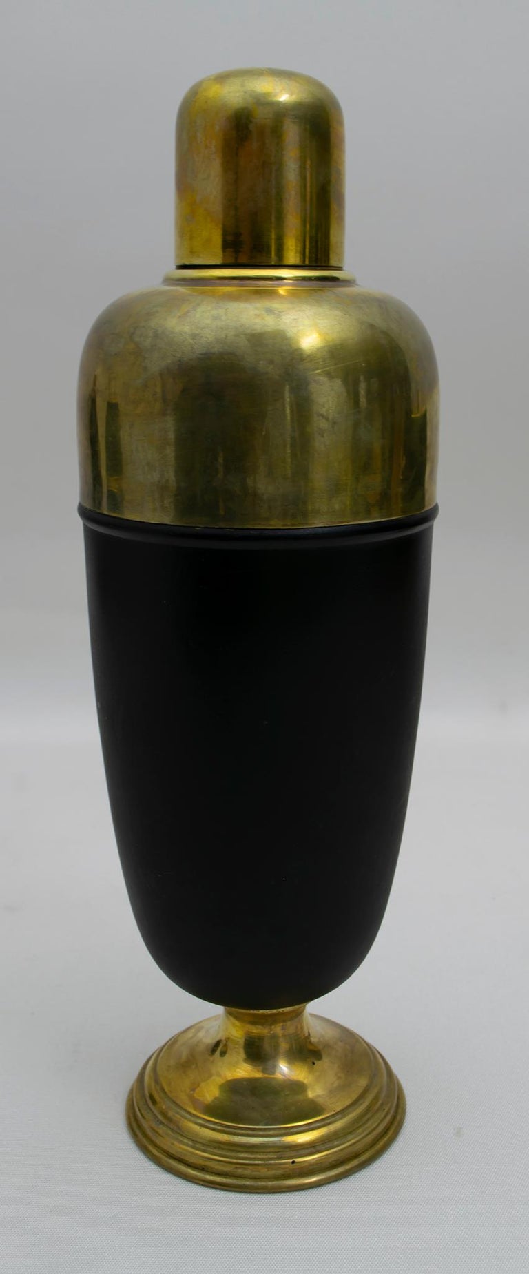 Aldo Tura Mid-Century Modern Italian Brass Cocktail Set for Napoleon ...