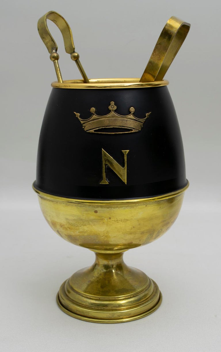 Aldo Tura Mid-Century Modern Italian Brass Cocktail Set for Napoleon ...