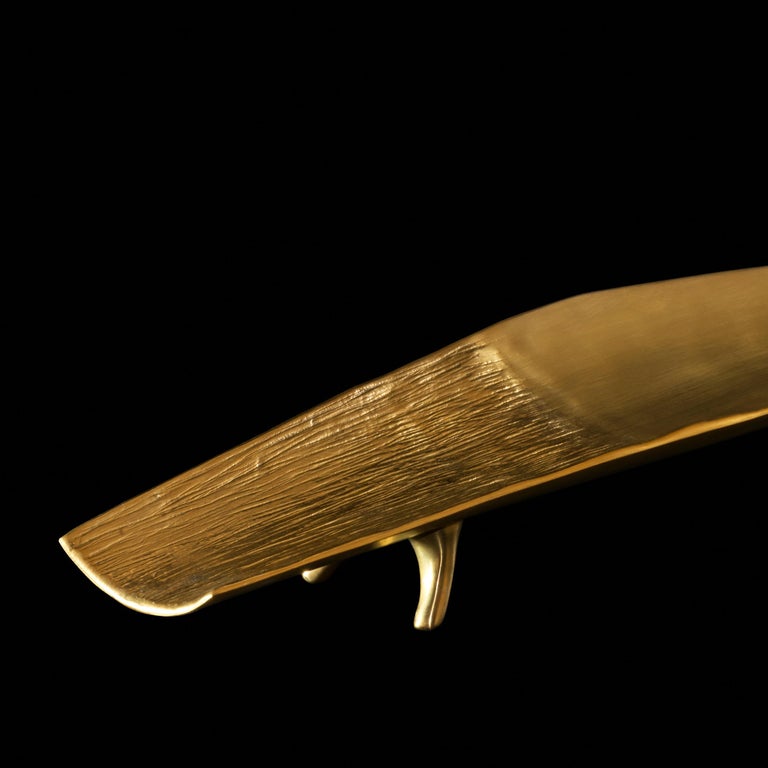 Aldus, "Venice" Centrepiece, Hand-Engraved, Gold-Plated Bronze ...