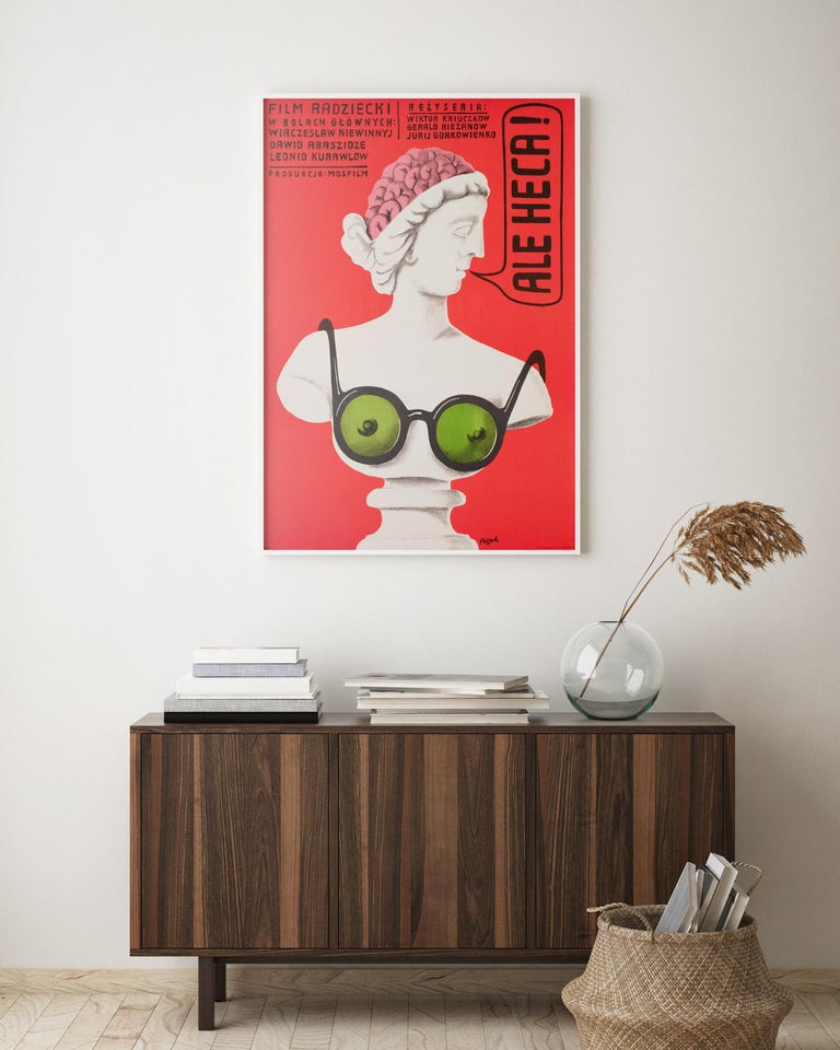 Ale Heca! 1976 Polish A1 Film Movie Poster, Jerzy Flisak For Sale at 1stDibs