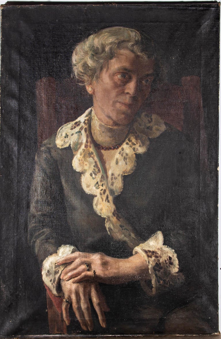 Alec Wiles - Alec Wiles (1924-2021) - 20th Century Oil, Lady Of The ...