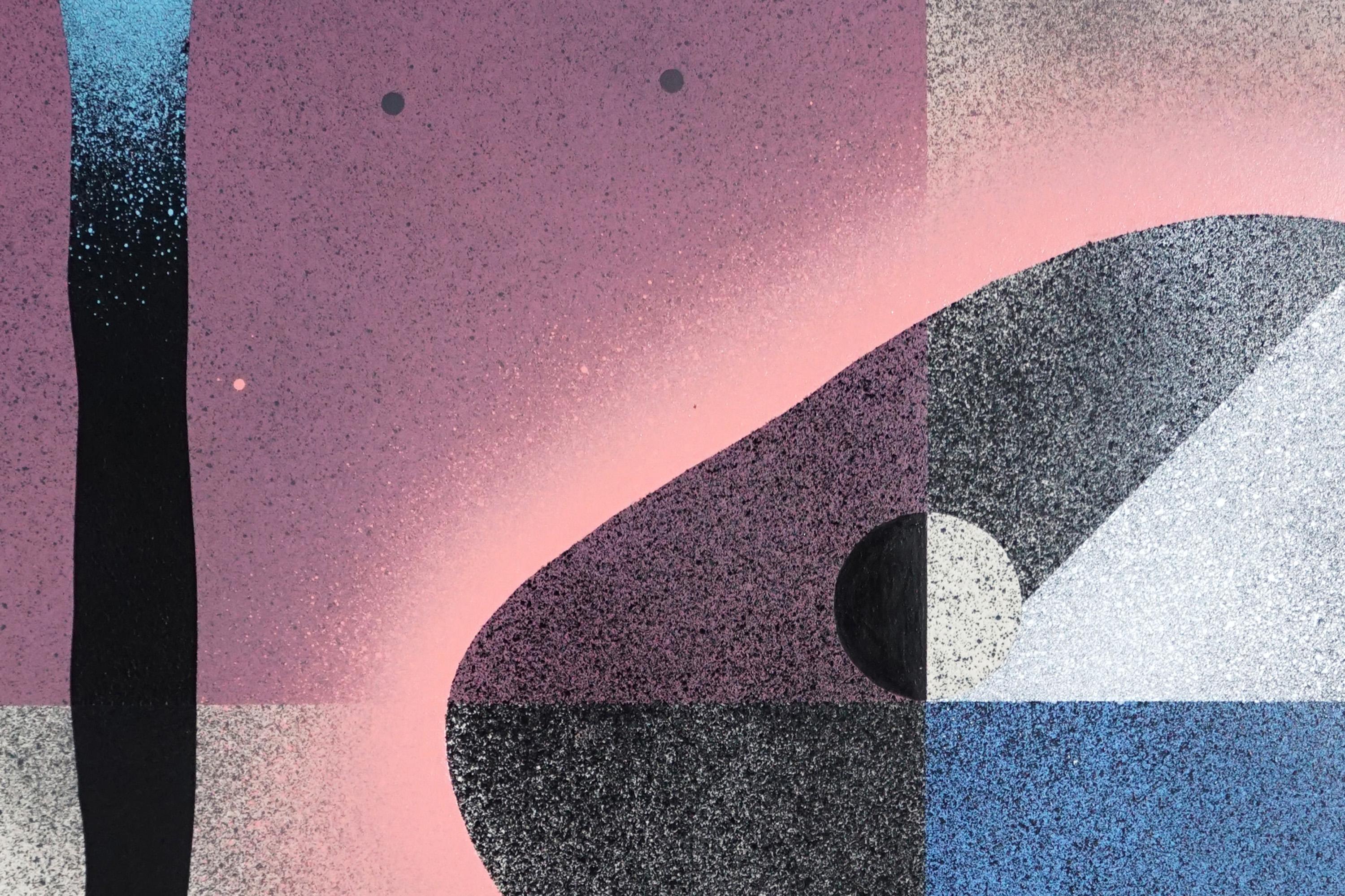 Aleix Font - Space, Geometric Floral Patterns Diptych, Urban Style ...