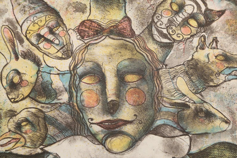 Alejandro Colunga - Nina con Vestido de Animalitos by Alejandro Colunga ...