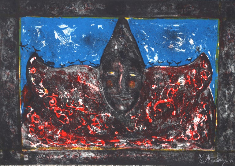 Alejandro Colunga - Payaso (Blue), Lithograph by Alejandro Colunga For ...