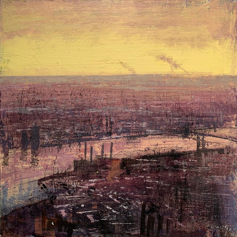Alejandro Quincoces - Horizonte amarillo For Sale at 1stDibs