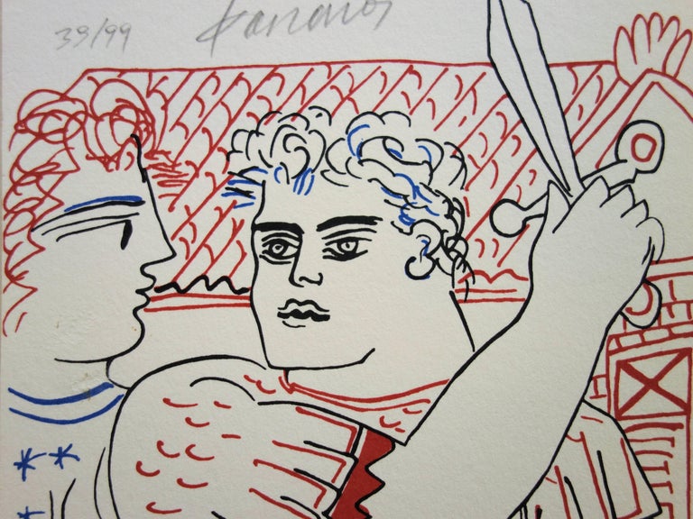 Alekos Fassianos - Mythology : Hercules - Original handsigned ...
