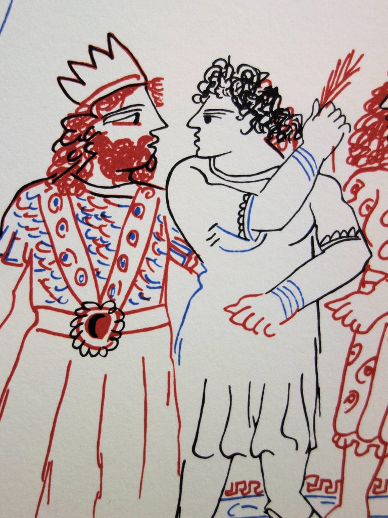 Alekos Fassianos - Mythology : King and Greek Couple - Original ...