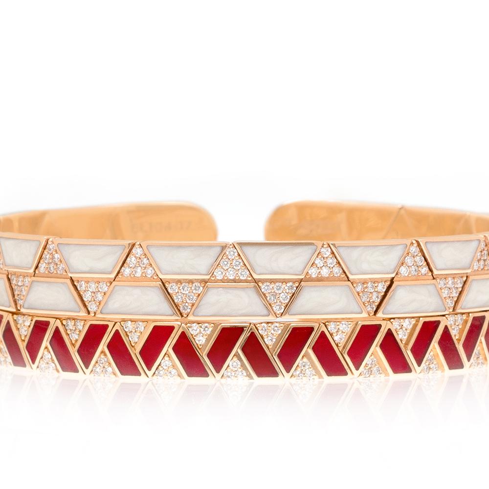 Alessa Abu Dhabi Unity Stack 18 Karat Rose Gold Unity Stacks Collection ...