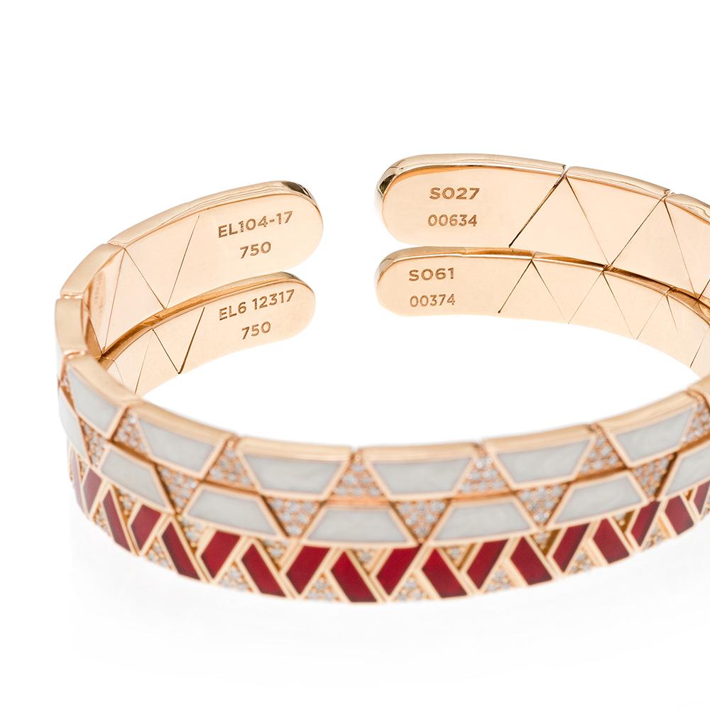 Alessa Abu Dhabi Unity Stack 18 Karat Rose Gold Unity Stacks Collection ...