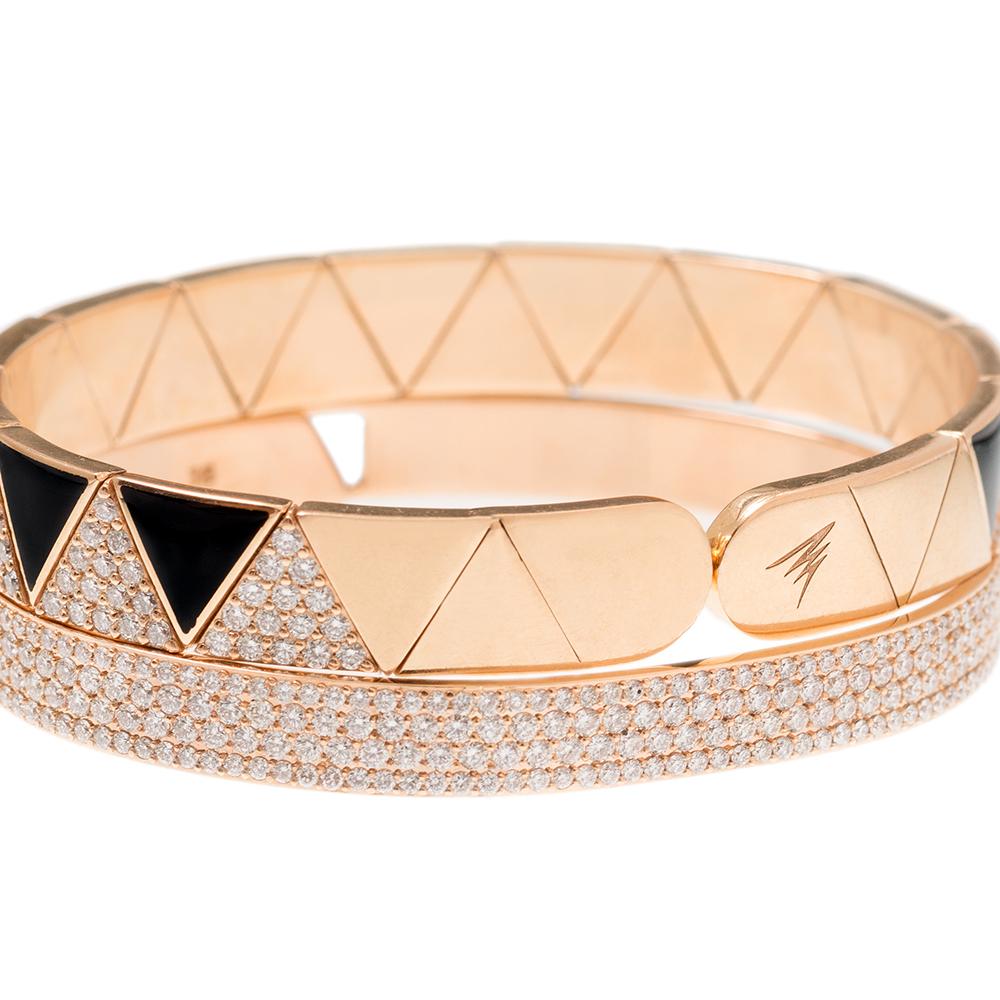 Alessa London Unity Stack 18 Karat Rose Gold Unity Stacks Collection ...