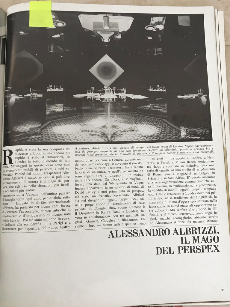 Alessandro Albrizzi Italian White Perspex Boxes 1990s For Sale at 1stDibs