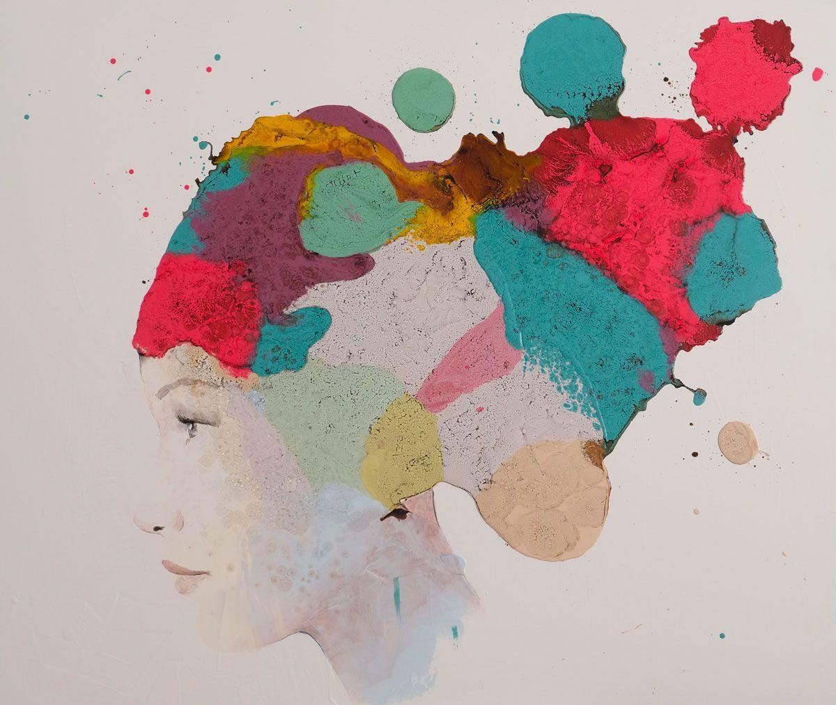 Alessandro Casetti - Italian Contemporary mixed media art Painting with ...