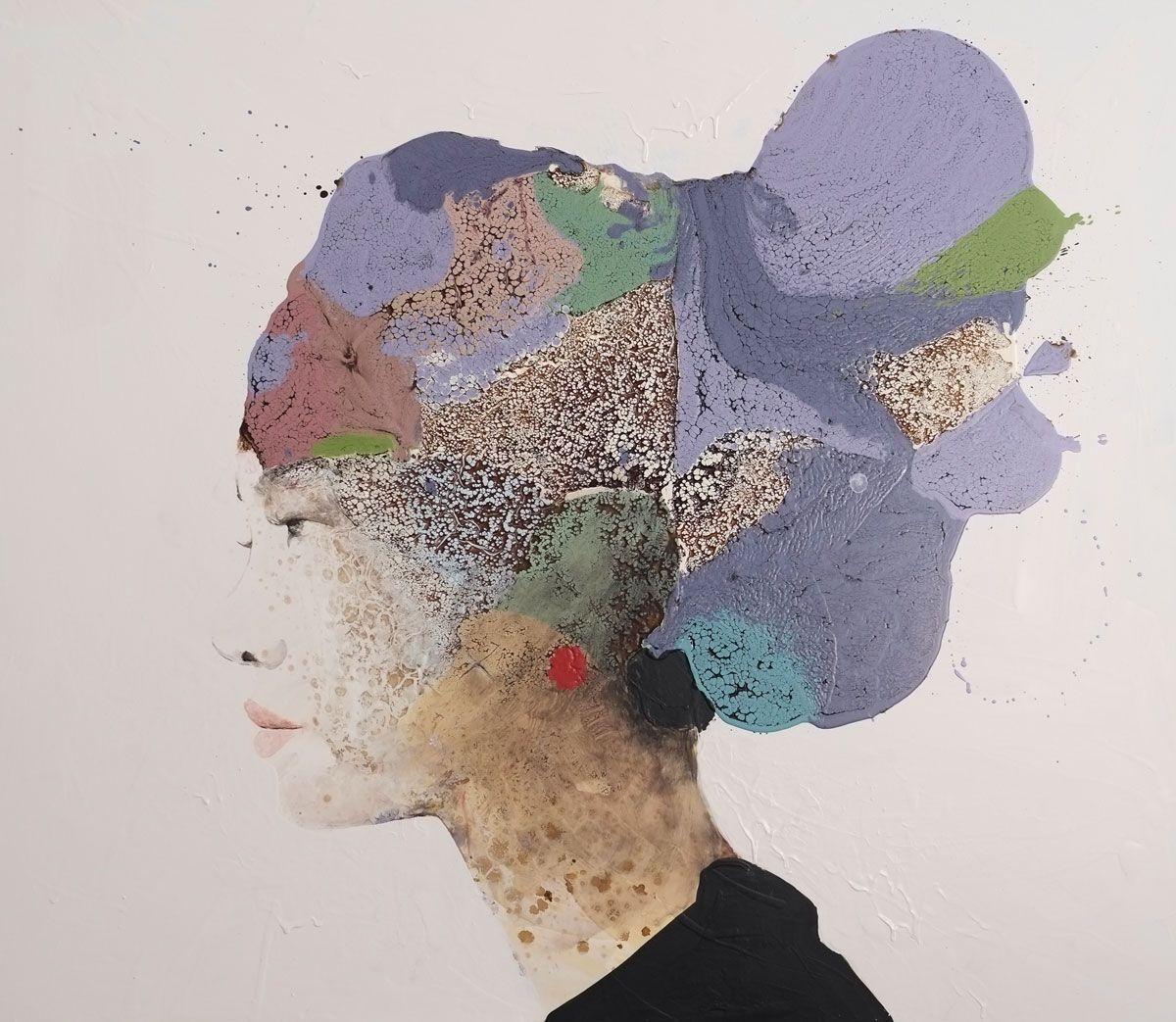 Alessandro Casetti - Pintura Mixta Contemporánea Italiana con Femenino ...