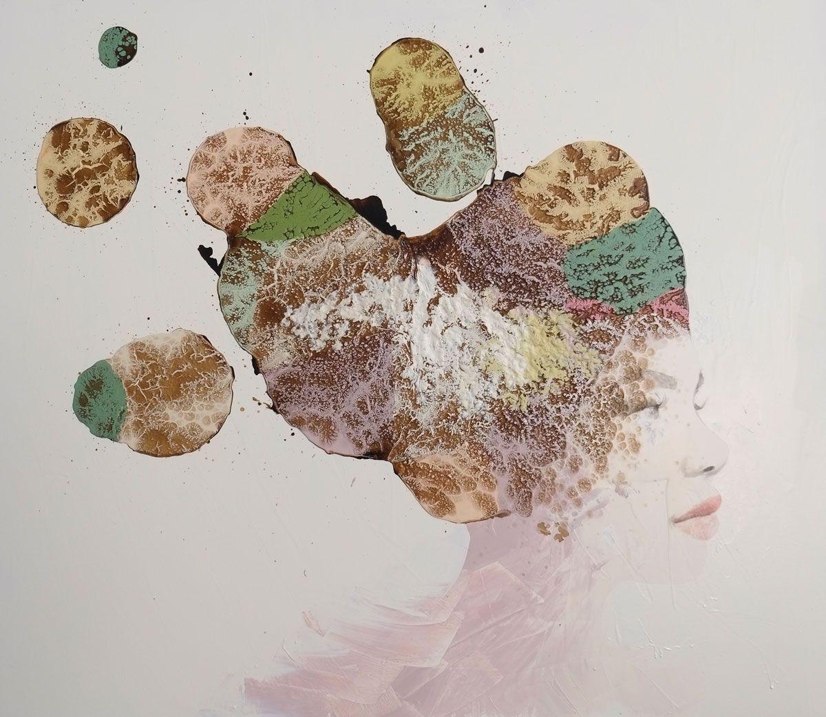 Alessandro Casetti - Italian Contemporary Mixed Media Painting with ...