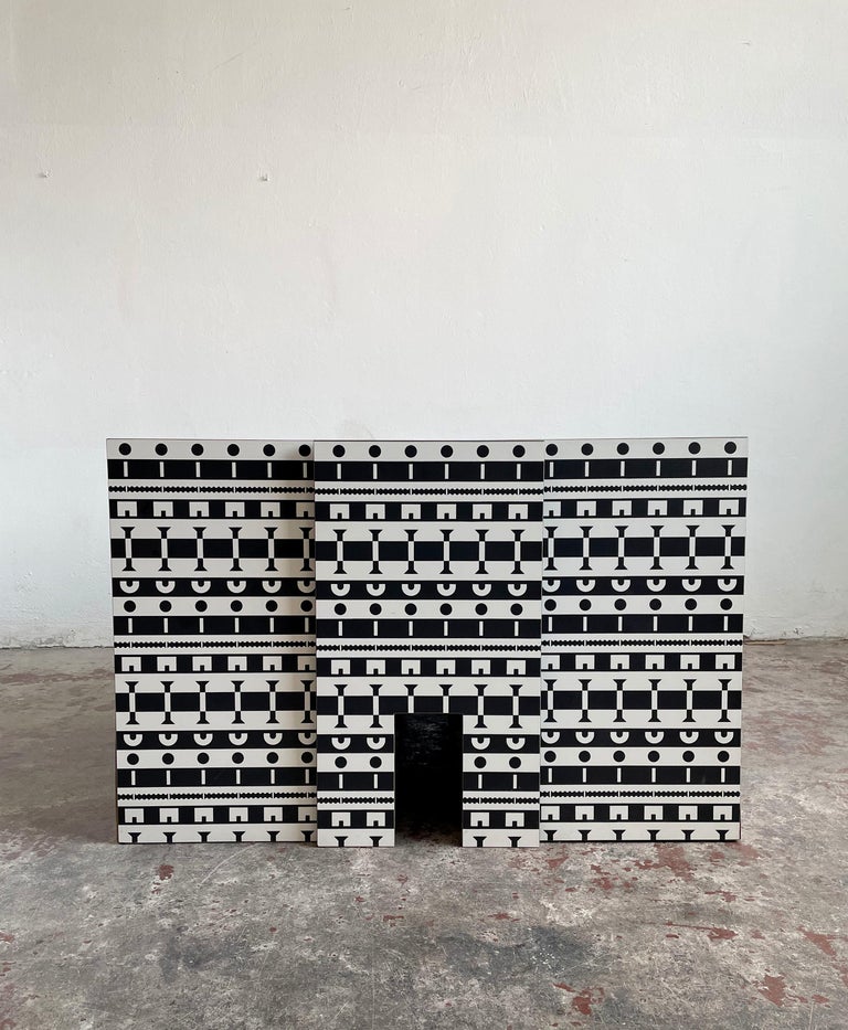 Alessandro Mendini and A. Guerriero, Table and Chairs 'Ollo', Studio ...