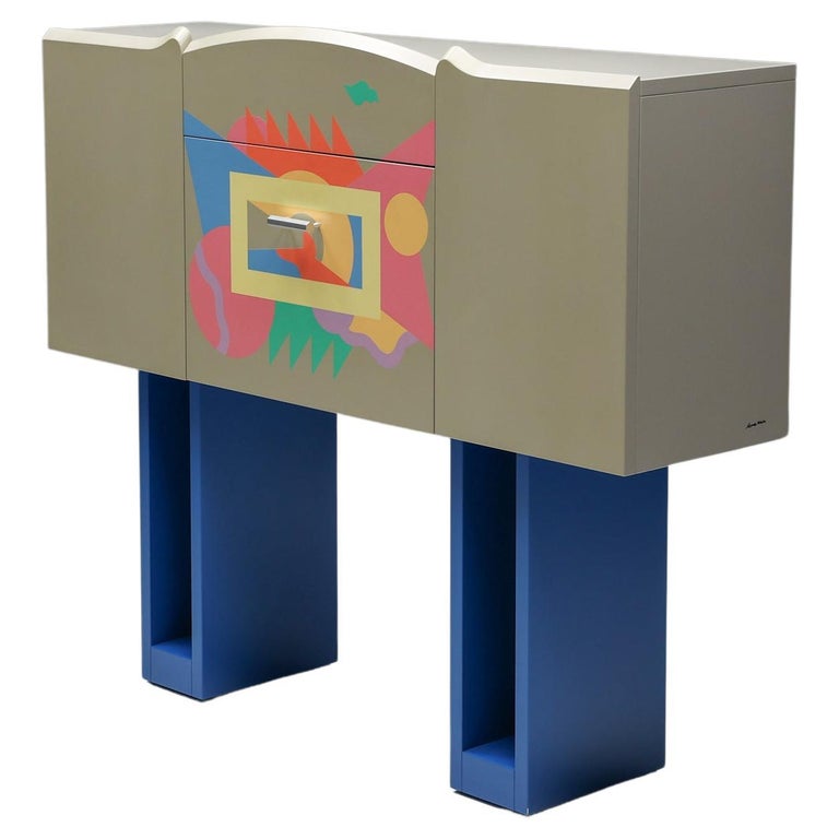 Alessandro Mendini Bar Cabinet Cantaride for Zanotta, Italian Design ...