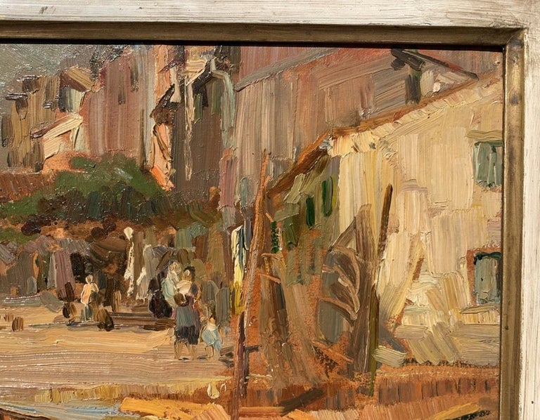Alessandro Milesi - Late 19th century Venetian landscape painting ...