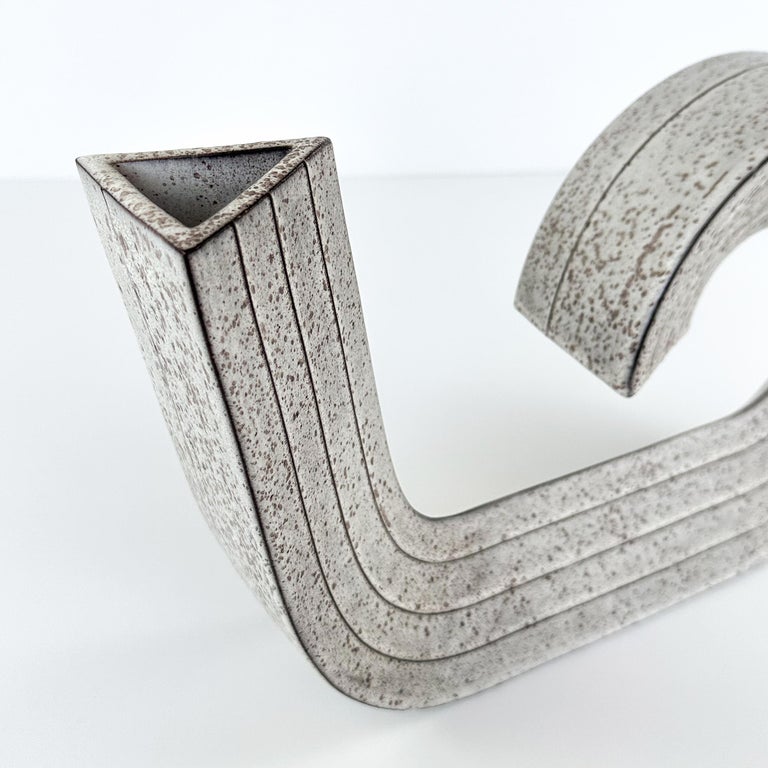 Alessio Tasca "Cornovaso" Sculptural Ceramic Vase at 1stDibs