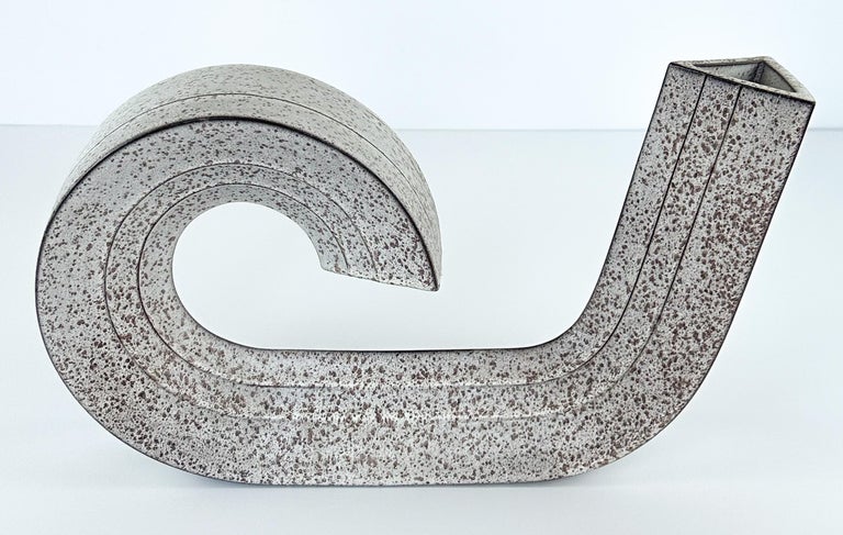 Alessio Tasca "Cornovaso" Sculptural Ceramic Vase at 1stDibs