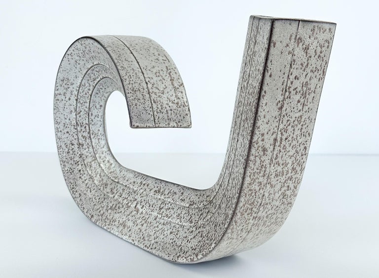 Alessio Tasca "Cornovaso" Sculptural Ceramic Vase at 1stDibs
