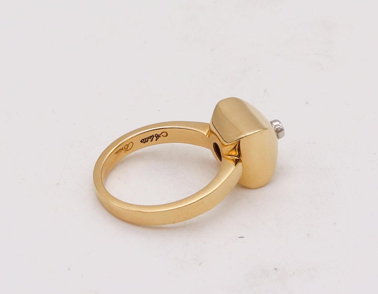 Aletto Brothers Stackable Small Pyramide Ring in 18kt Yellow Gold with ...