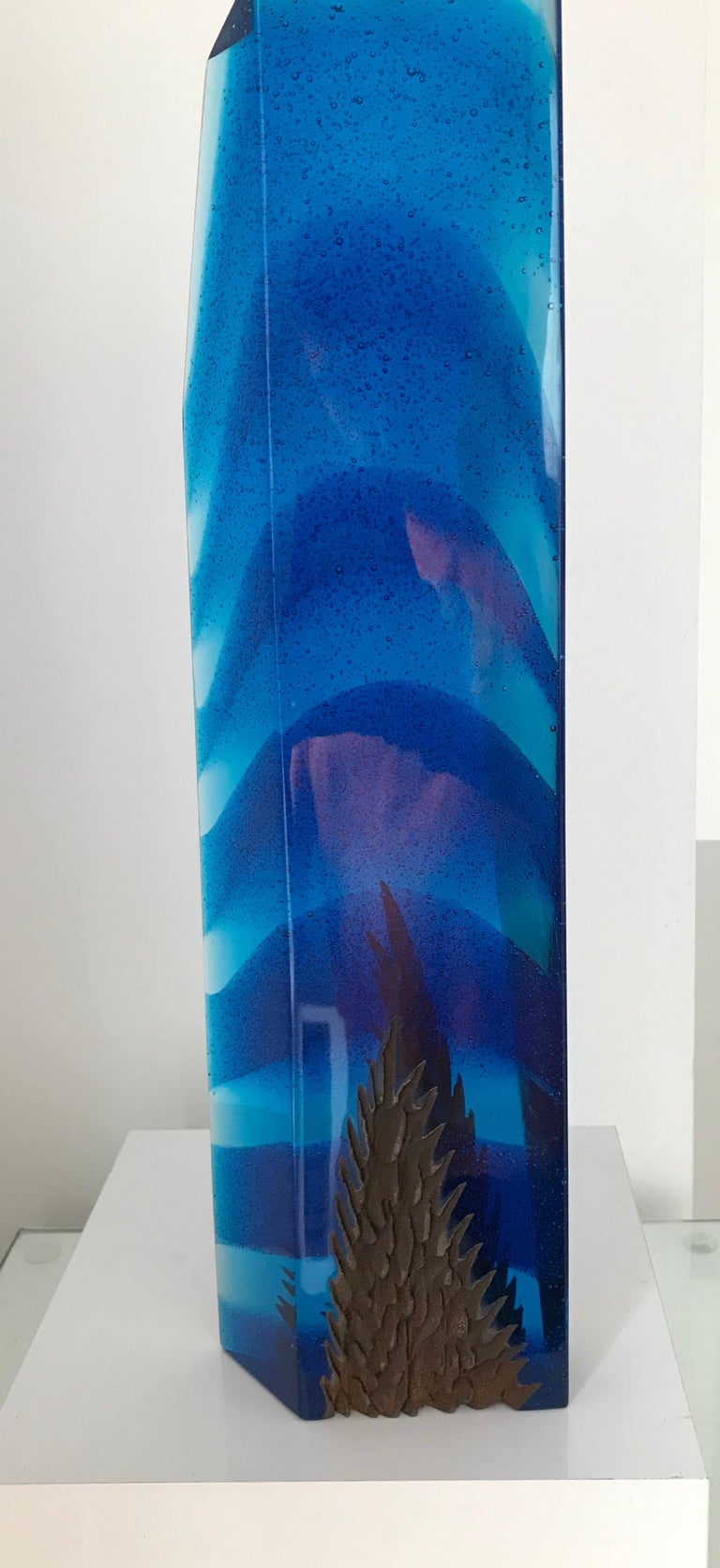 Alex Bernstein - Copper Blue Crystal at 1stDibs