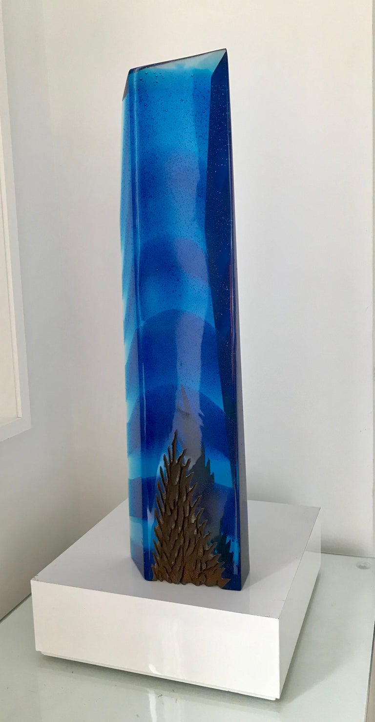 Alex Bernstein - Copper Blue Crystal at 1stDibs