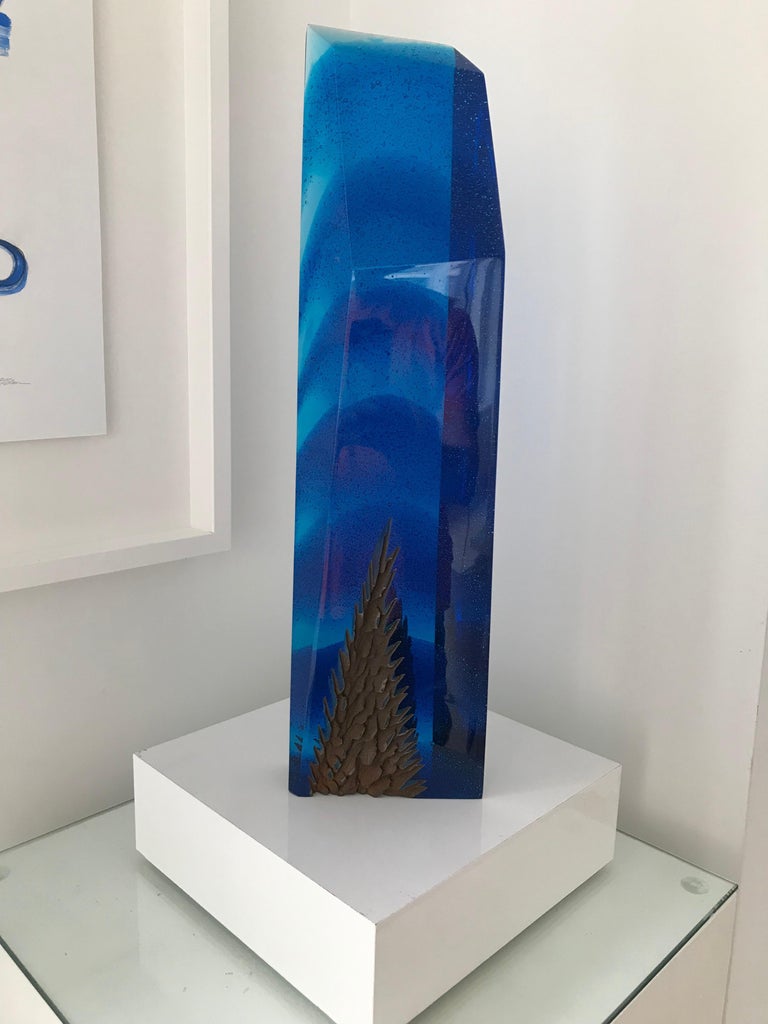 Alex Bernstein - Copper Blue Crystal at 1stDibs