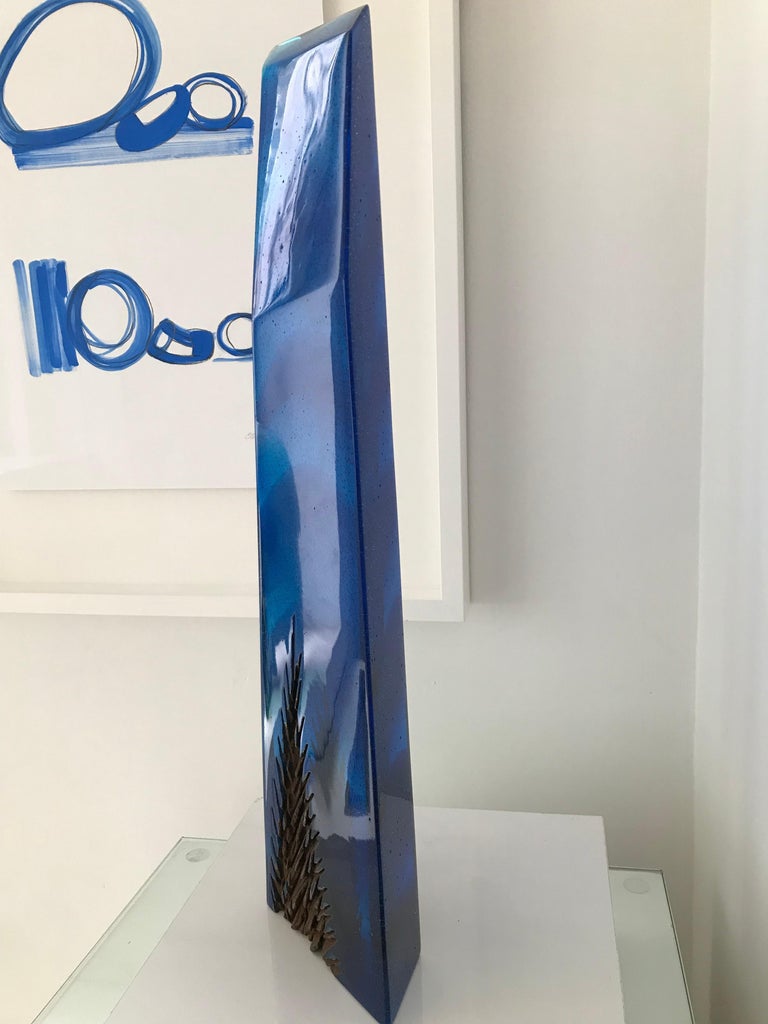 Alex Bernstein - Copper Blue Crystal at 1stDibs