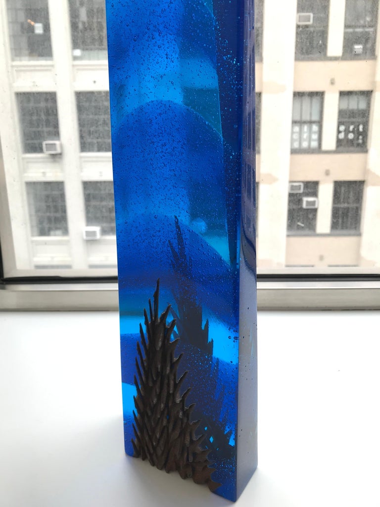 Alex Bernstein - Copper Blue Crystal at 1stDibs