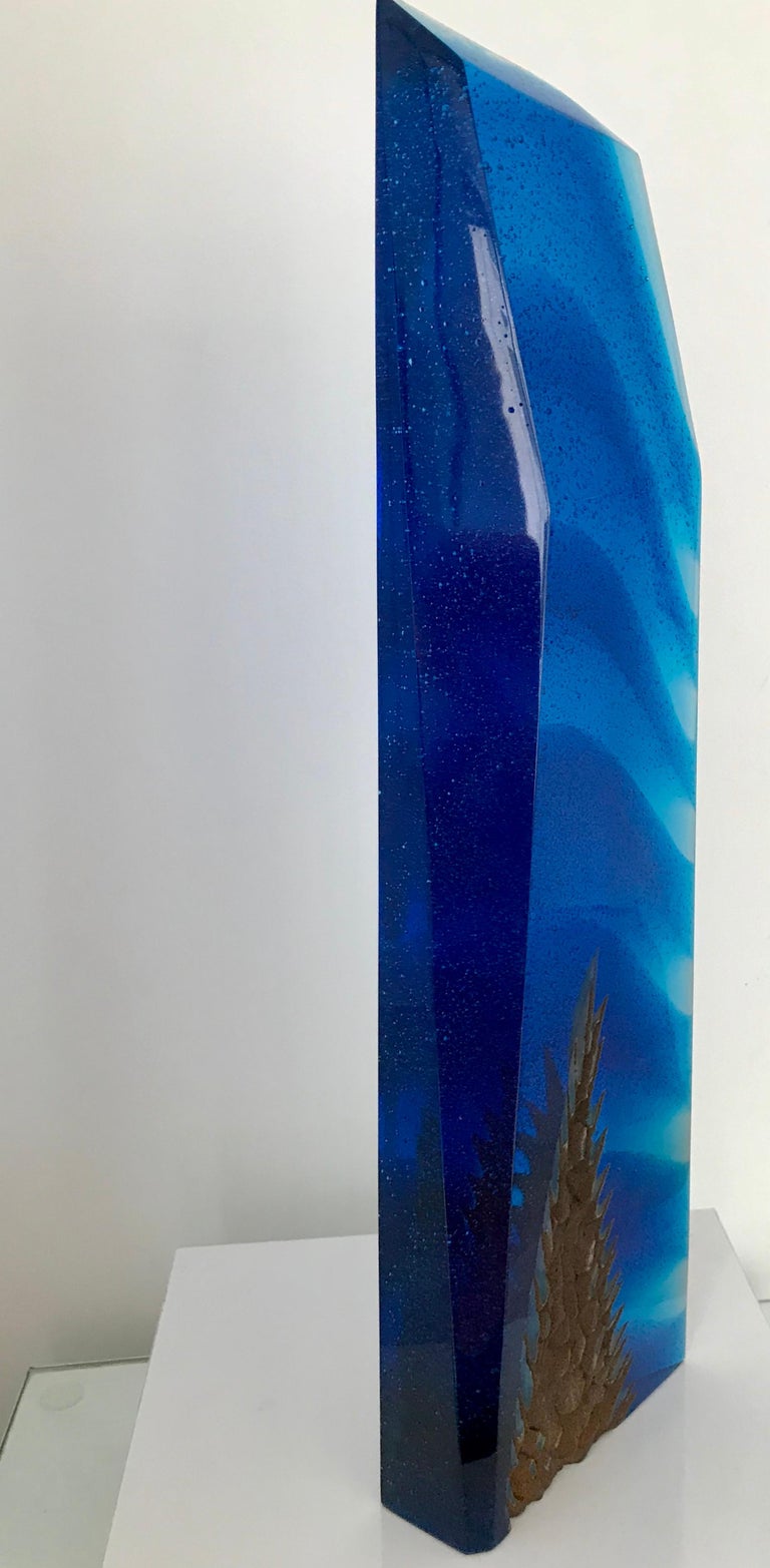 Alex Bernstein - Copper Blue Crystal at 1stDibs