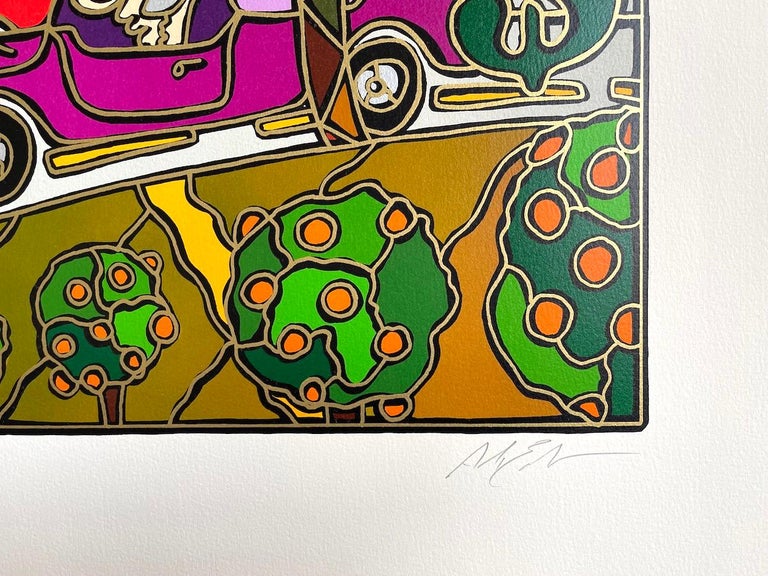 Alex Echo - L.A.! HOLLYWOOD Signed Lithograph, Los Angeles Icons, Pop ...