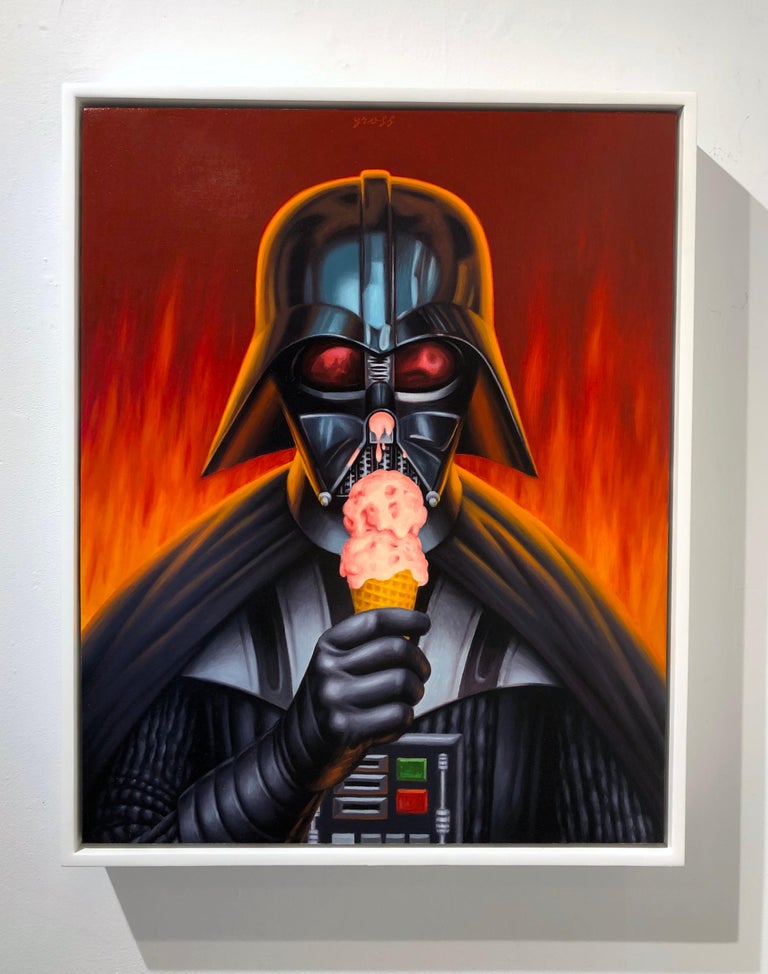 Alex Gross - "Frustration" at 1stDibs | alex gross artist, alexgross