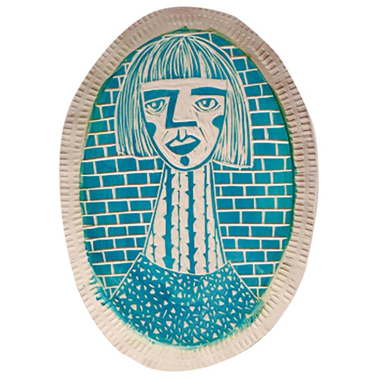 Alex Hodge - Protective Linings Portrait. Carved Porcelain Wall ...