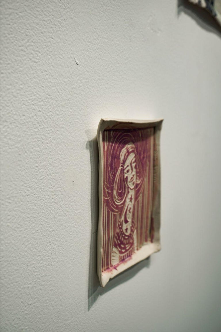 Alex Hodge - Diptych Madonna with Long Neck and Room in a Room, Carved ...