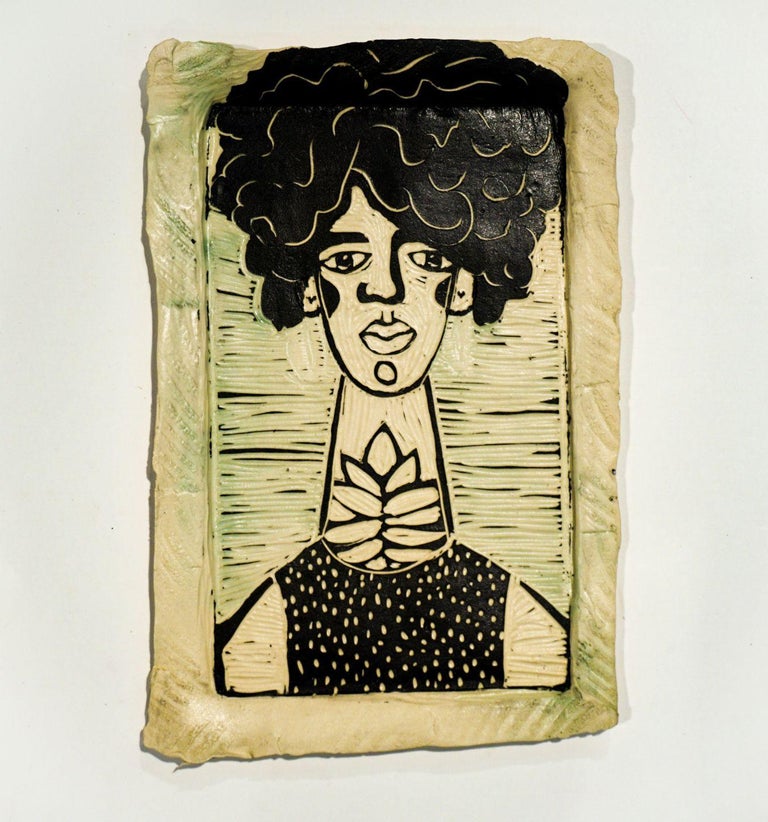 Alex Hodge - Earnest Eve, Portrait, Carved Porcelain Wall Sculpture ...