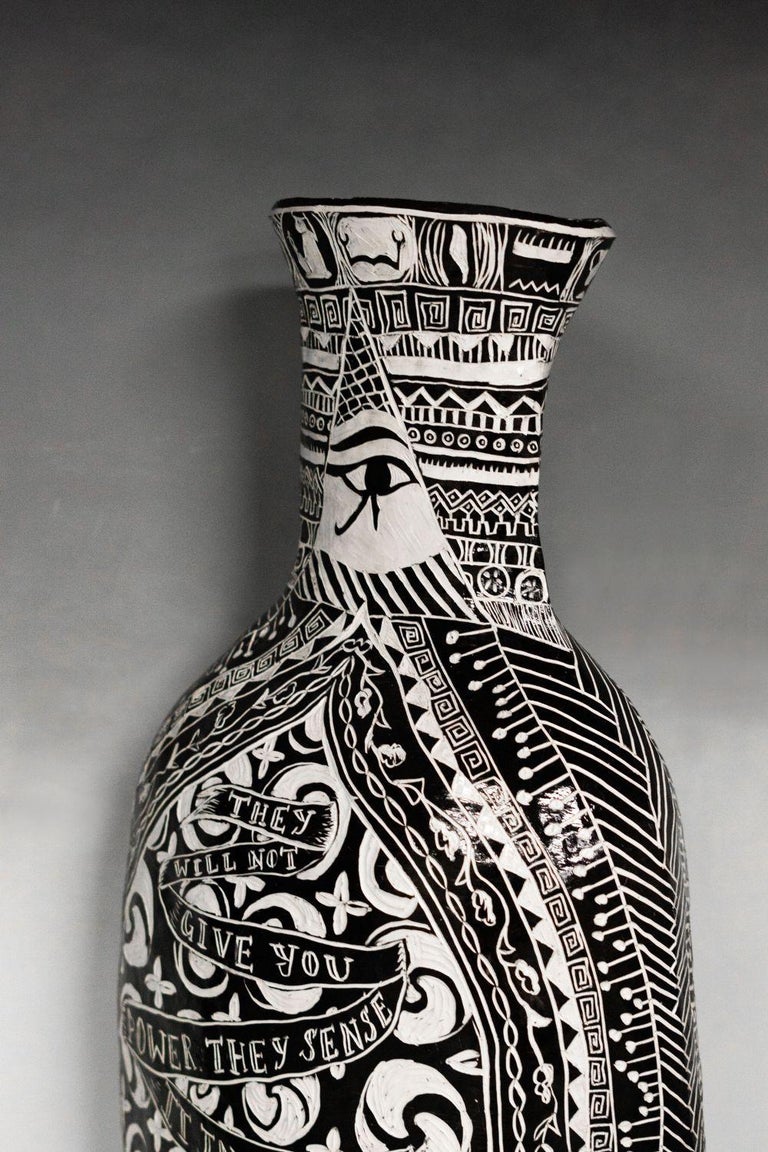 Alex Hodge - History Lesson Power Is Always Taken. Hand Carved Large ...