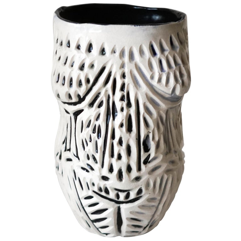 Alex Hodge - Scarred Beauty, Porcelain Vessel with Carved Detailing by ...