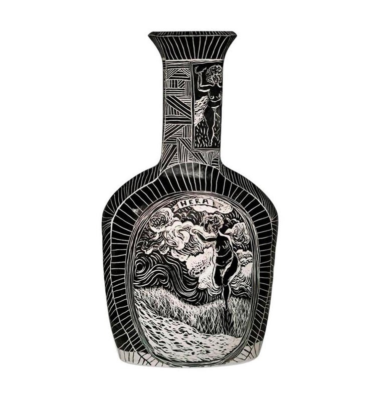 Alex Hodge - Set of Two Hand Built and Carved Porcelain Vases by Alex ...