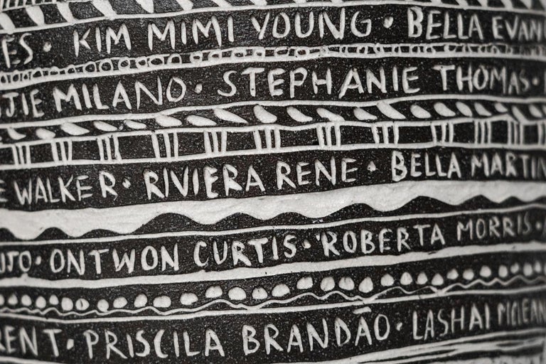 Alex Hodge - Set of Two Hand Built and Carved Porcelain Vases by Alex ...