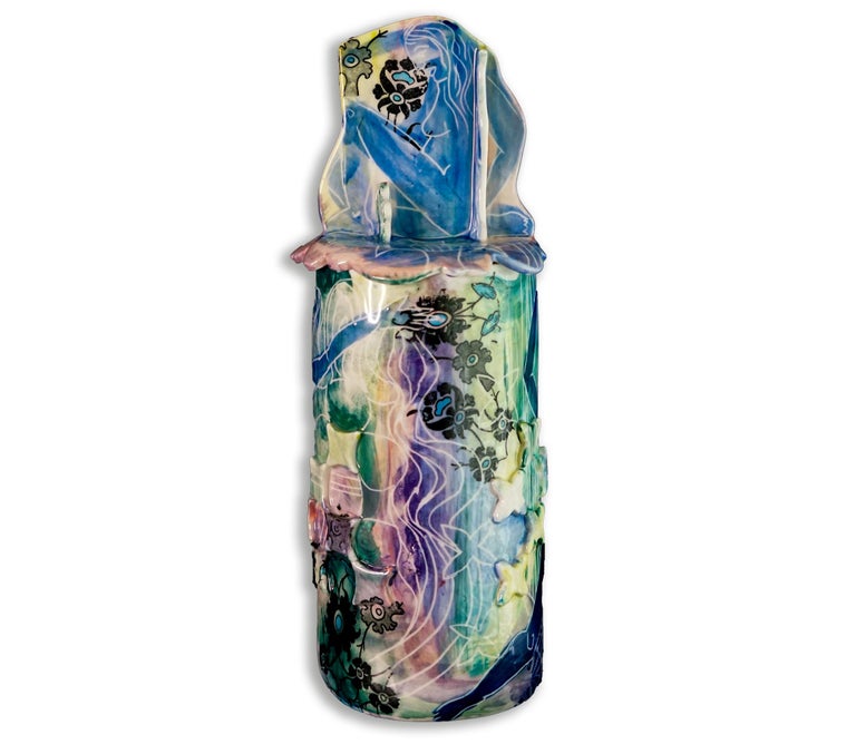 Alex Hodge - The Moon, Carved Porcelain Sculpture For Sale at 1stDibs