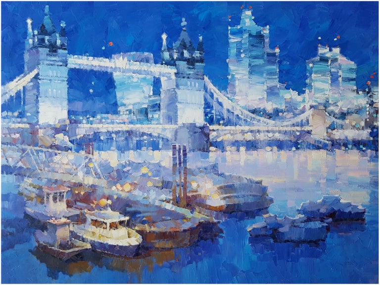 Alex Hook Krioutchkov - London XV - original artwork landscape abstract ...
