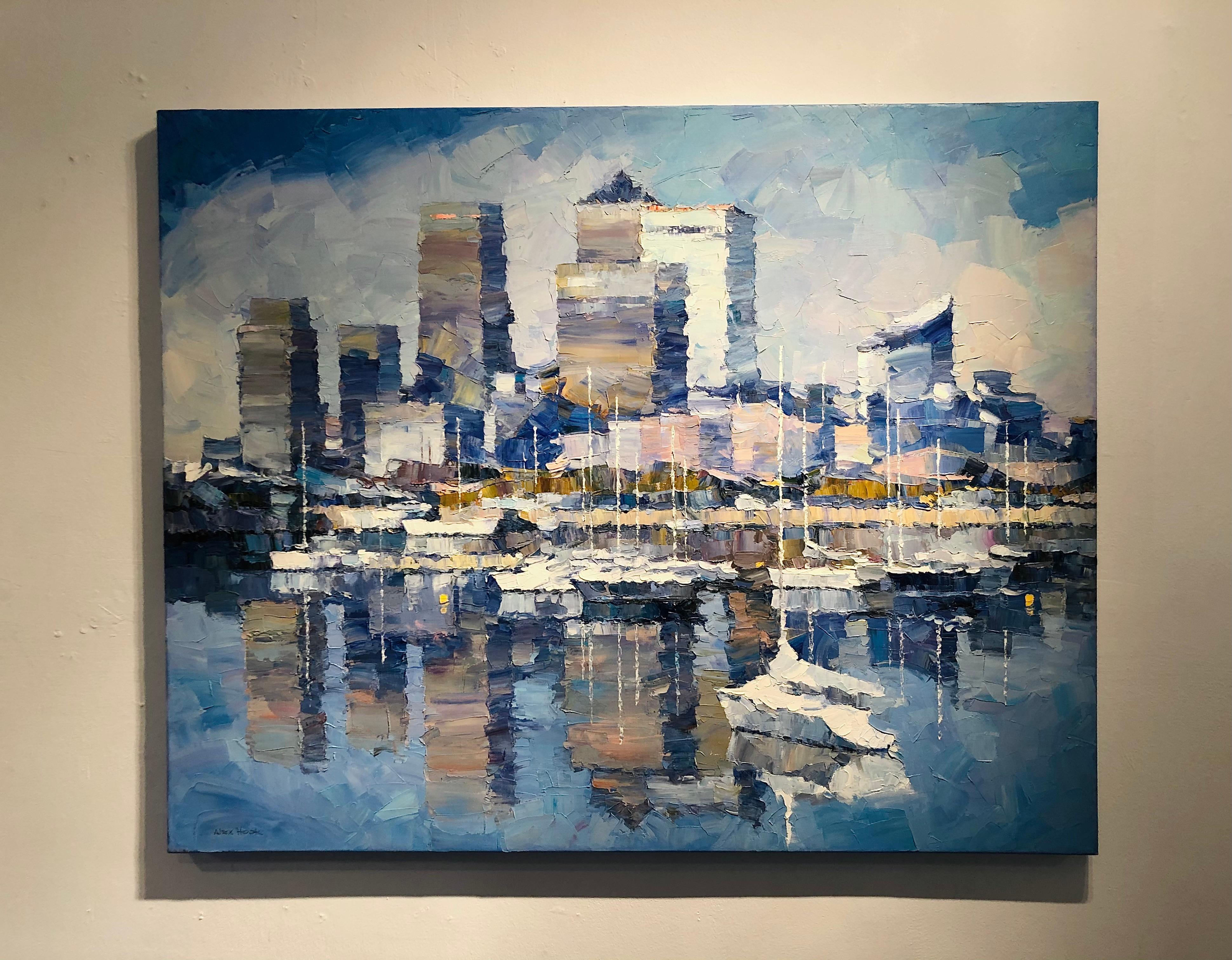 Alex Hook Krioutchkov - The Great City of London - Urban cityscape oil ...