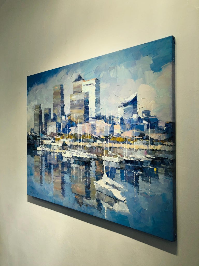 Alex Hook Krioutchkov - The Great City of London - Urban cityscape oil ...