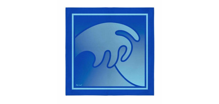Alex Israel - Blue Wave, Screenprint on Cotton, 2020 by Alex Israel at ...