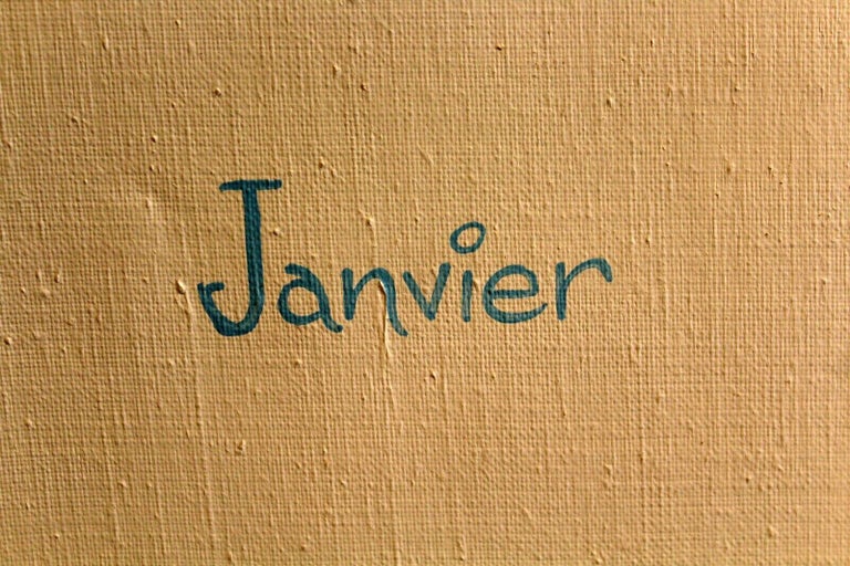 Alex Janvier Lake Shore Life Modern Acrylic Painting on Canvas 1979 ...