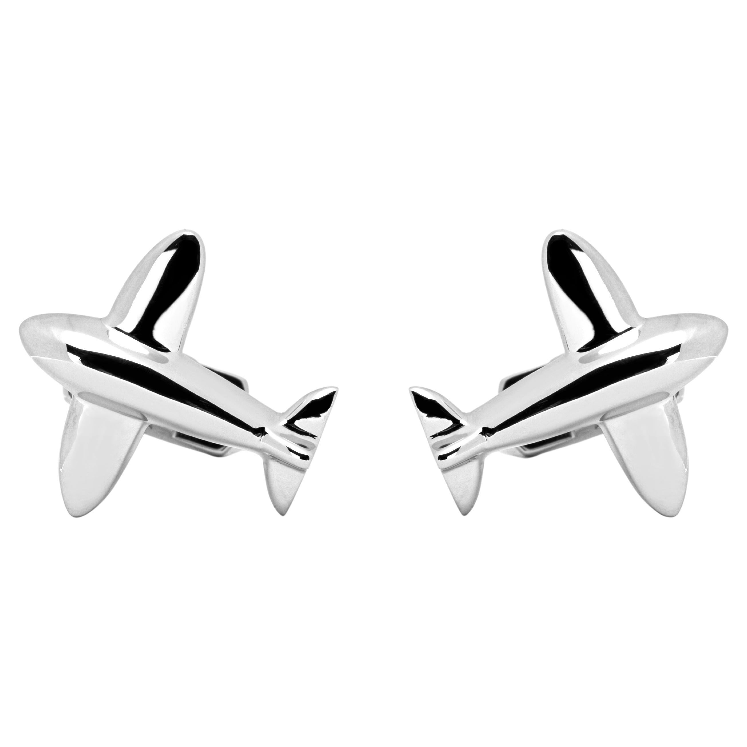 Gold Airplane Cufflinks For Sale at 1stDibs