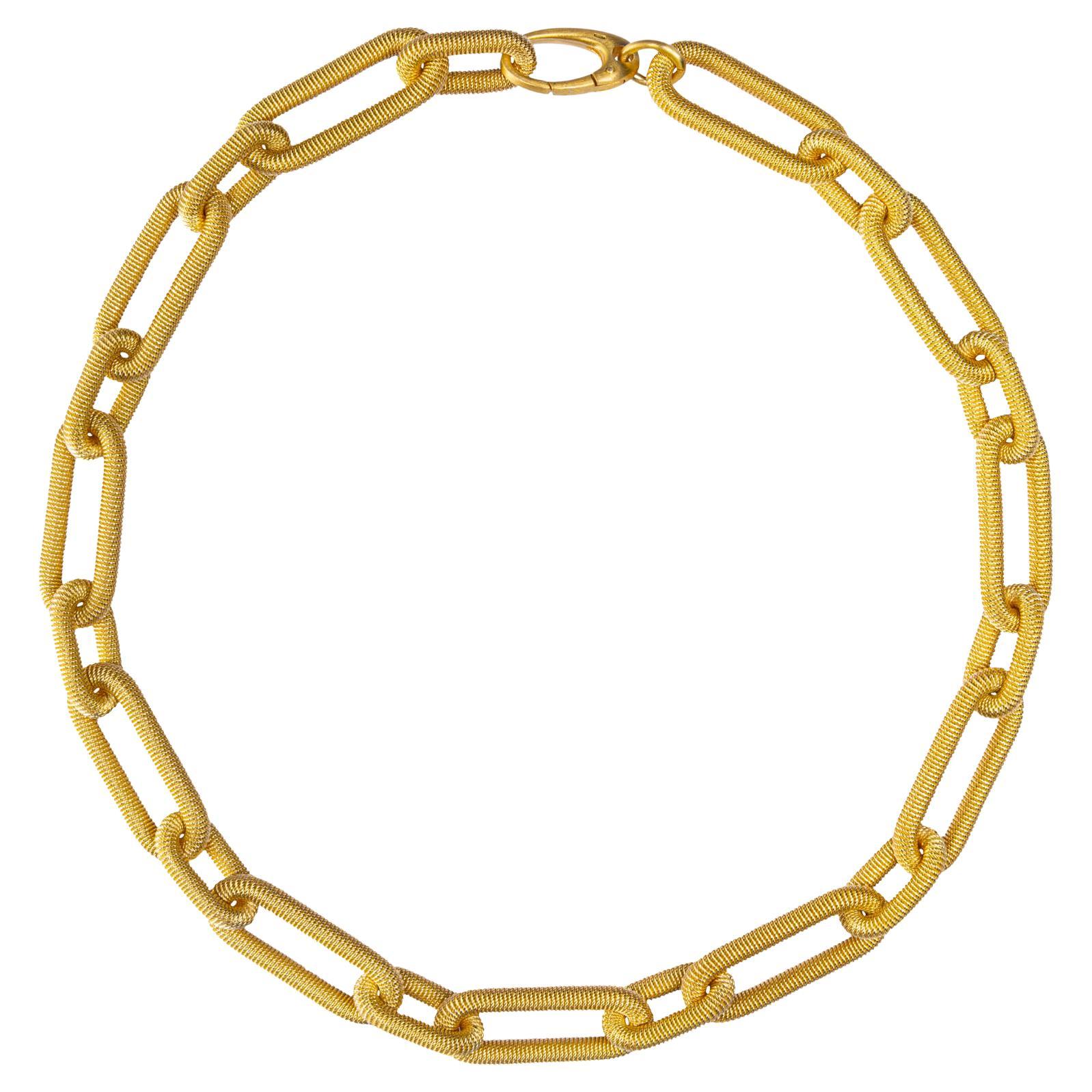 BUCCELLATI Hawaii Gold Wire Link Necklace at 1stDibs | buccellati ...